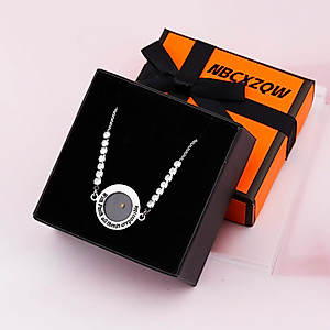 NBCXZQW With Faith All Things Are Possible Bracelet Inspirational Bible Bracelet Mustard Seed Charm Bracelet Faith Jewelry Religious Gift (Seed Br)