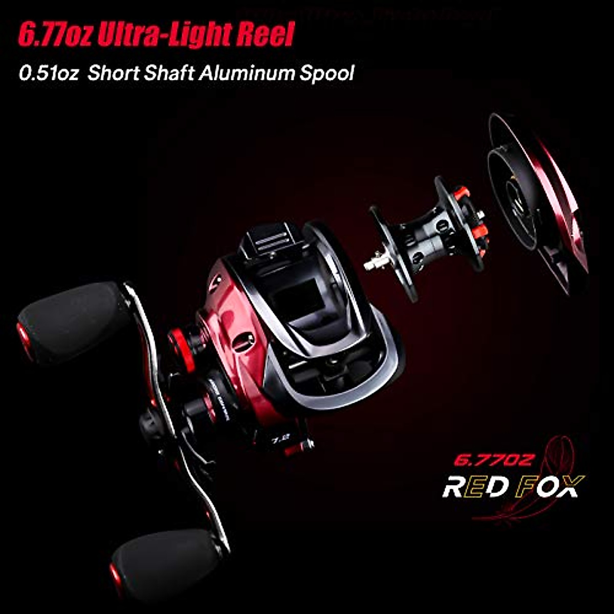 SeaKnight Baitcasting Reel 8.1:1 Gear Ratio Fishing Reel with Micro Centrifugal Brake System Casting Reel,10+1BB, 13.2 Lb Baitcaster Reel (Right Hand)