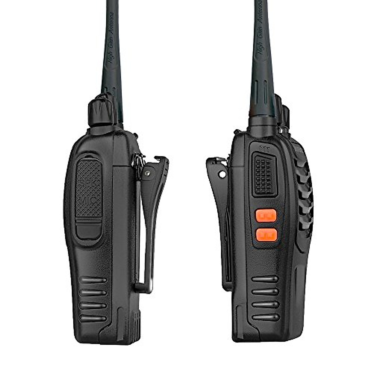 Ansoko Walkie talkies 10 Pack Long Range Rechargeable 2 Way Radio UHF 16-Channel with Earpiece Li-ion Battery and Charger (Pack of 10)