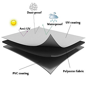 Printer Dust Cover for HP OfficeJet Pro 8600 Printer, Waterproof Anti-Static Printer Cover, Heavy Duty Printer Protector Cover, 20 x 16 x 12 Inch