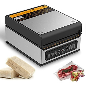 inBEKEA Chamber Vacuum Sealer Machine, 240W Commercial Vacuum Sealing Machine, 25.4 cm Sealing Bar Food Packaging Machine Preservation System for Dry Moist Liquid Juicy Food