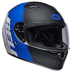 Bell Qualifier Full-Face Motorcycle Helmet (Ascent Matte Black/Blue/White - Small)