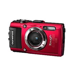 Olympus TG-3 Waterproof 16 MP Digital Camera (Red)