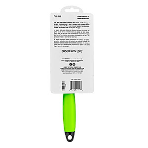 CONAIRPROPET Pet brush for Flea and Tick Removal, 1/2" Stainless Steel Comb with Memory Grip Handle