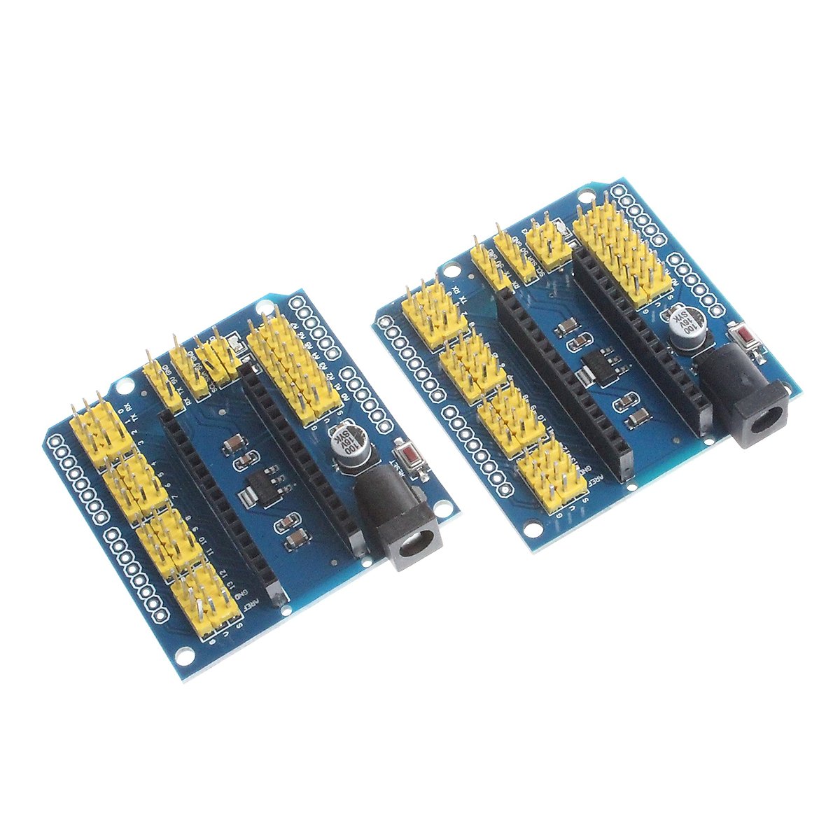 NOYITO Nano I O Expansion Sensor Shield Module for UNO R3 Nano V3.0 (Pack of 2)