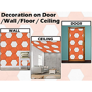 ZHERMAO 6 Pack Acoustic Panels Sound Proof Padding,14 X 13 X 0.4 Inches Sound Dampening Panels Bevled Edge Sound Panels, Used in Wall Decoration and Acoustic Treatment（Hexagon) (Pink)