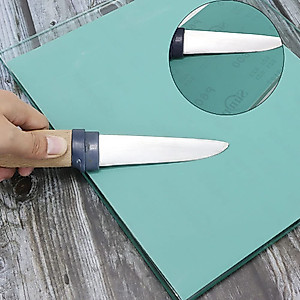 SCOTTCHEN Dead Flat Float Plate Glass for Scary Sharp Sharpening System 10-1/4in W x 11-13/16in L x 3/8in T -1pcs