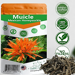 Muicle Mexican Honeysuckle Hierba tea 2 oz 100 % natural ,Gabio Green herbs (2 oz)