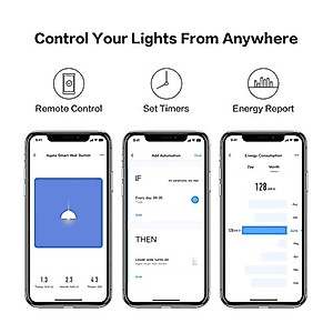 Aqara Smart Light Switch (with Neutral, Single Rocker) Plus Aqara Wireless Mini Switch, Requires AQARA HUB, Zigbee Connection, Remote Control and Set Timer for Home Automation