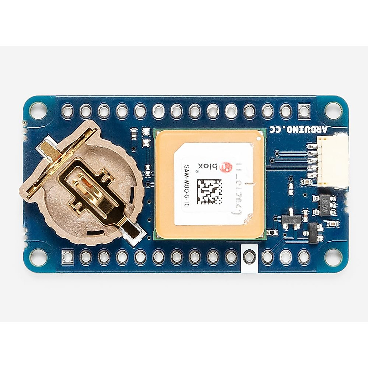 Arduino MKR GPS Shield [ASX00017] - High-Performance GNSS Module MKR Boards, Featuring u-blox SAM-M8Q, Multi-Constellation Support (GPS, GLONASS, Galileo), and Plug 'n' Play Functionality.