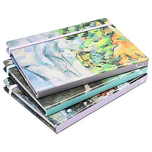 Hardcover Journal Notebooks (Impressionist Designs, 3 Pack)