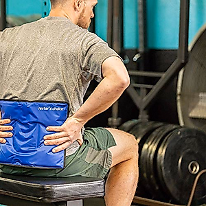 Rester's Choice Extra-Large Gel Ice Pack (13" x 22") - Reusable, Flexible, Durable - Ideal for Back, Shoulder, Knee (Blue, 1 Pack, X-Large)
