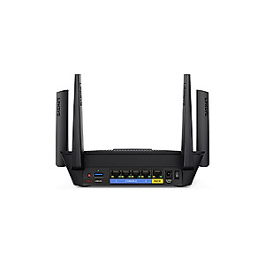Linksys - Max-Stream AC2200 Tri-Band Wi-Fi Router (EA8300) Black - New (Renewed)
