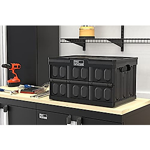 ClosetMaid ProGarage 12 Quart Utility Storage Tote Container, Black