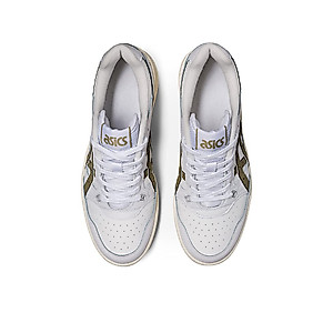 ASICS Unisex EX89 Sportstyle Shoes, 13, White/Safari Khaki