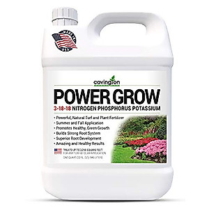 Liquid Lawn Fertilizer, 3-18-18 NPK Grass Fertilizer, Premium Lawn and Plant Nutrient Liquid Fertilizer and Food – Year Round Concentrate for Best Value – All Grass Types – 32 OZ