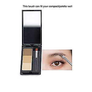 VOSAIDI 10pcs Eyebrow Brush Portable Premium Quality Angled Eye Brow Brush and Spoolie Mini Brush