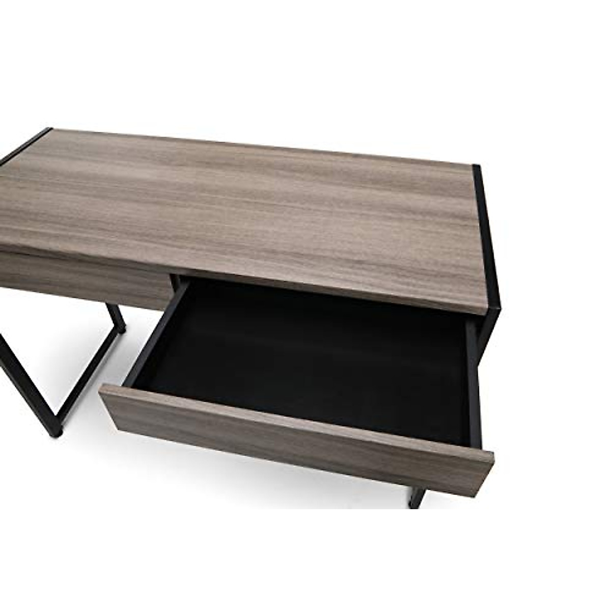 OFM ESS Collection 2-Drawer Office Desk, Driftwood