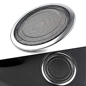 Newsmarts Speaker Cover Trim Loudspeaker Sticker Decoration Kit Fits for BMW 3 Series F30 F35 4 Series