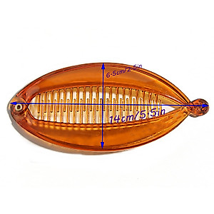 LFOUVRE 6Pieces bundle of hair clips Stretch Comb headbands Banana Hair Clips Full Circular Stretch Teeth Flexible Hair Comb Headband Hairband Holder for Women Girls (MixColor)