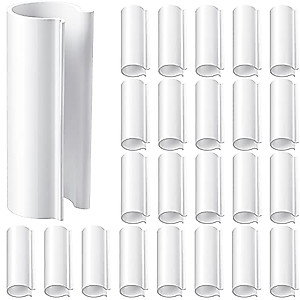 32 Piece Clamp for PVC Pipe Greenhouses, Row Covers, Shelters, Bird Protection, 2.4 Inches Long(White,for 1/2 Inch PVC Pipe)