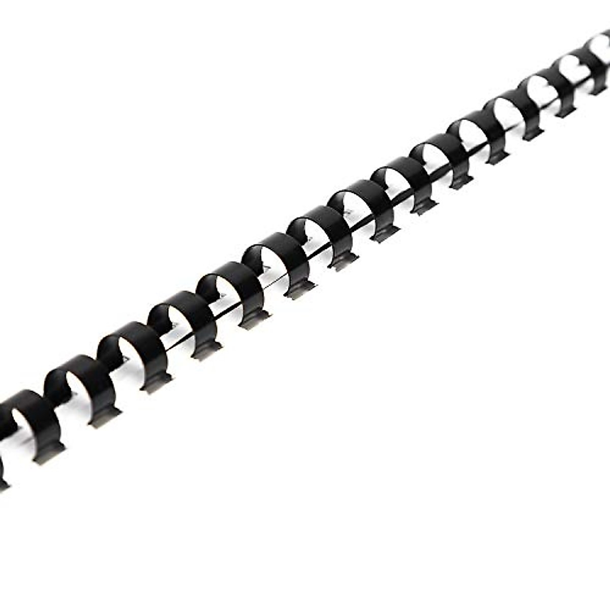 Amazon Basics Plastic Binding Comb, 100 Pcs/Box,19-Holes, 3/8 in (10 mm), 60 Sheets