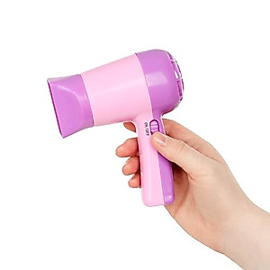 Battat- Play Circle- Hair Dryer With Sounds & Air – Carrying Case – Salon Accessories- Pretend Play Toys- Beauty Shop- 3 years + (15 Pieces)