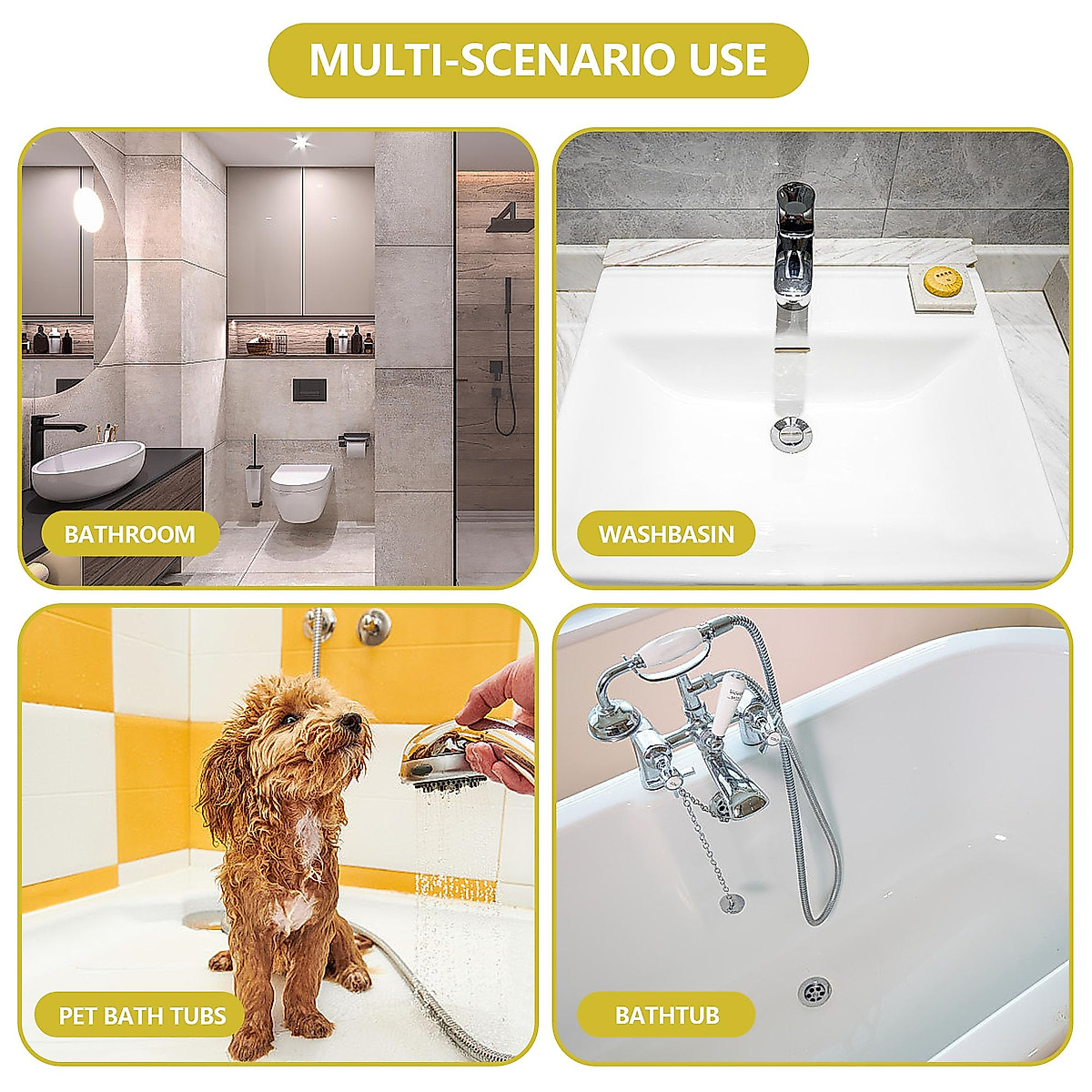 40 PCS Disposable Shower Drain Hair Catcher Mesh Stickers, Disposable Square Hair Drain Catcher, Floor Drain Covers Sticker for Bathroom, Laundry, Bathtub, Kitchen, Sink