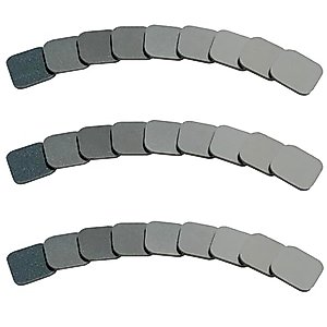 M-jump 2 x 2" Soft Touch Sanding Pads, Mesh Sanding Polishing Pads From 320 to 3500 Grits (27 pack)