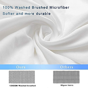 ZZXHG Duvet Cover Set Twin Size White Gymnastics Soft Microfiber Bedding Comforter Cover Twin with Zipper Closure, 3 Pieces (1 Duvet Cover + 2 Pillow Shams, 68x86 Inch)