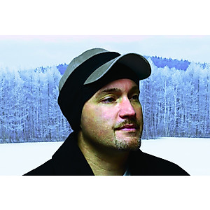 Hot Headz Polarex Ball Cap Ear Warmer, Black, One Size