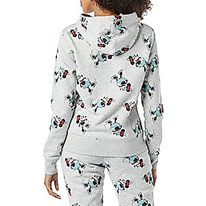 Amazon Essentials Disney | Marvel | Star Wars | Princess Women's Fleece Pullover Hoodie Sweatshirts (Available in Plus Size), Minnie Icons, Medium