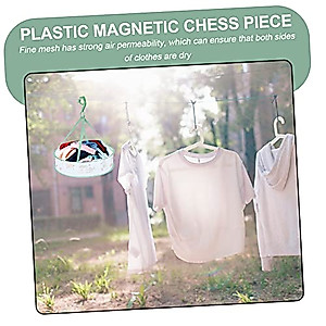 OFFSCH 1pc Clothes Basket Clothes Drying Rack Hanging mesh Drying Rack Collapsible Drying Rack for Clothes Makeup Towels Drying Basket Laundry Hanging Basket Earth Tones Polyester