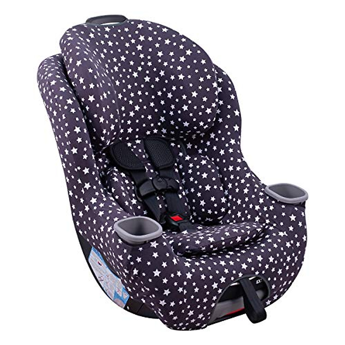 JYOKO Kids Cover Liner for car seat Compatible with Graco Extend2fit, 100% Cotton Made (Winter Sky)