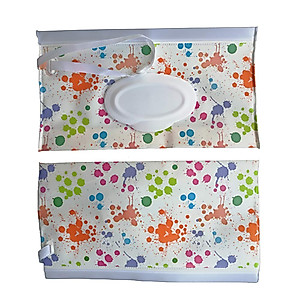 4 pack Reusable Eco Friendly Durable Portable Wet Wipe Pouch,Travel Wipes Bag Travel Wipes Dispenser Wipe Pouches Baby Wet Wipe Cases