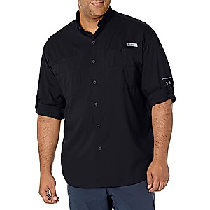 Columbia Sportswear Long Sleeve Tamiami II Shirt BLACK Lg