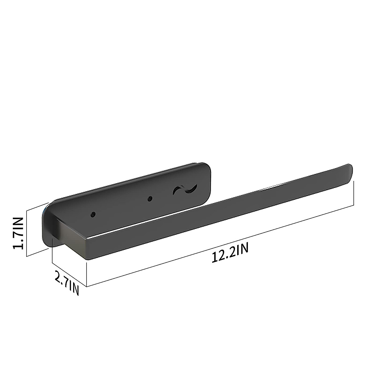 CASUN Paper Towel Holder - Multifunctional Towel Bars - Sticks to Any Smooth Surface - for Kitchen, Work Benches, Storage Closets, Grill, Garage