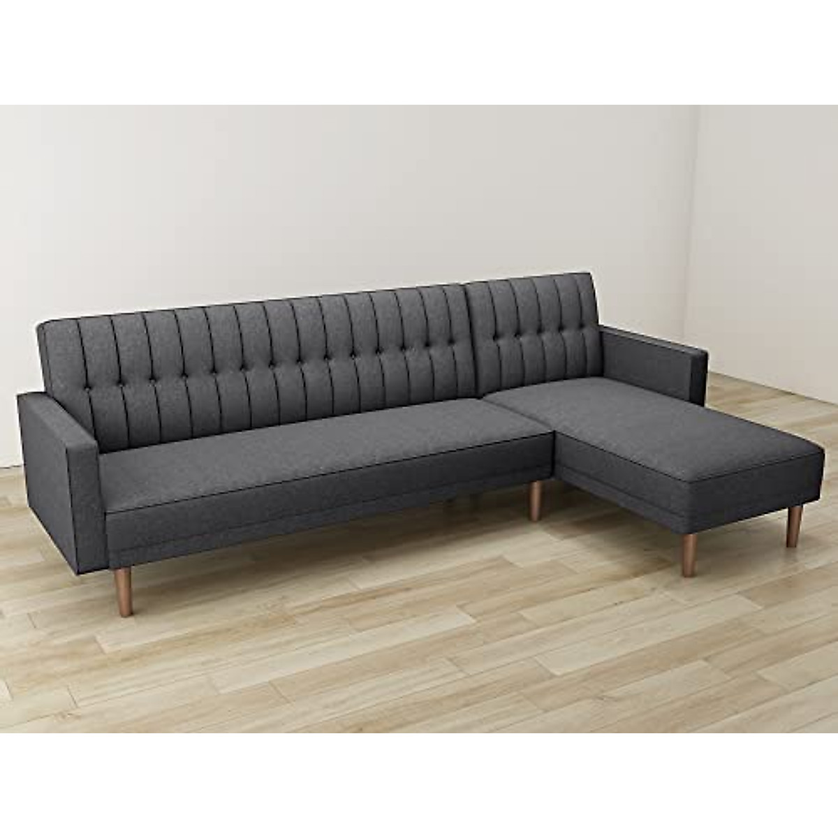 Gold Sparrow Claremont Sofa Bed Sectional, Gray