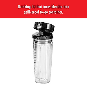 ZWILLING Enfinigy Personal Blender, Piranha Teeth Cross Blade for Ultimate Blending, Smoothies, Shakes and More, 20 fl oz Breakproof Travel Cup with Lid, BPA Free, Black