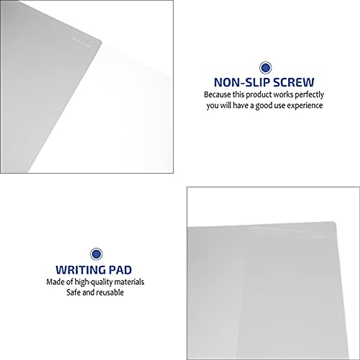 32 pcs Anti- Slip Writing Boards Durable Exam Plates (Assorted Color)