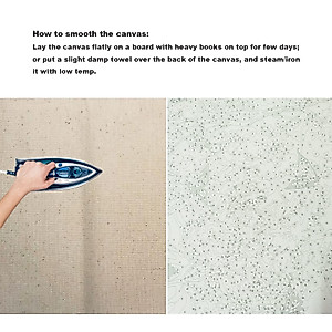 LukFun Paint by Numbers for Adults, DIY Oil Painting Paint by Number Kit for Adult 16x20inch (Gaze of Angel, without Frame)