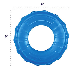 Petstages Orka Tire Royal Blue Treat-Dispensing Dog Chew Toy