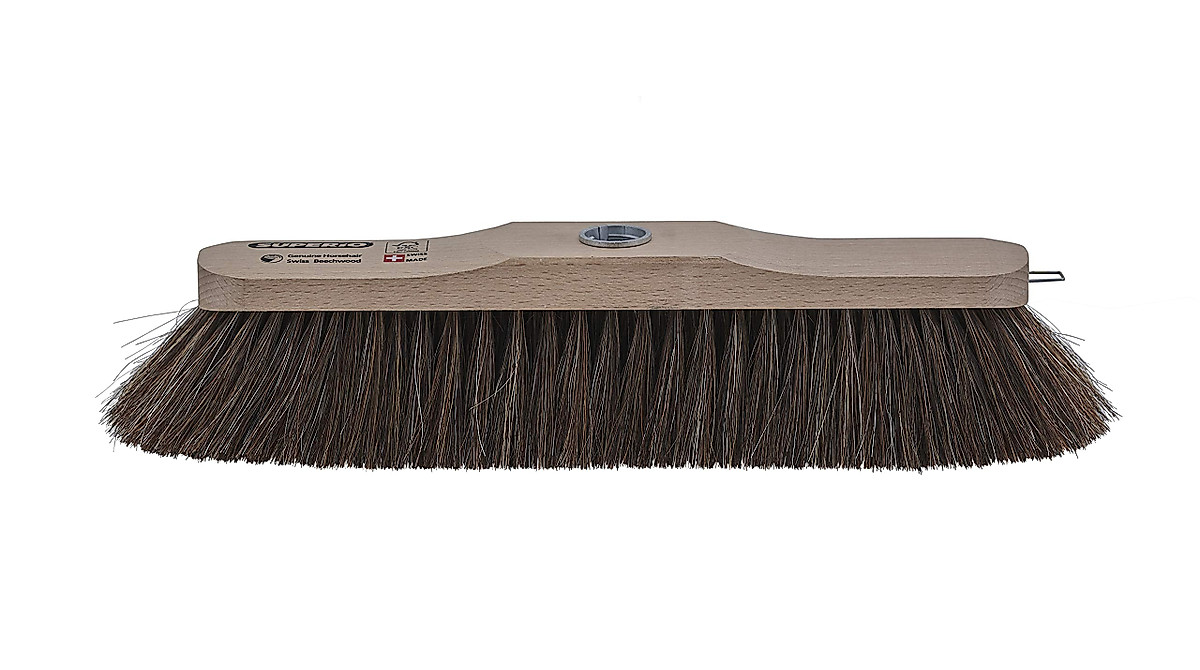 Swiss Made Horsehair Broom - Hardwood & All Floor Cleaning