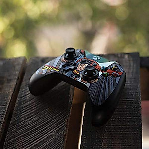 Skinit Decal Gaming Skin compatible with Xbox One Controller - Officially Licensed Warner Bros Superman Flying Design