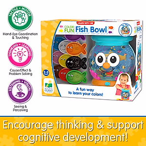 The Learning Journey: Learn With Me - Color Fun Fish Bowl - Color Teaching Toddler Toys & Gifts for Boys & Girls Ages 2 Years and Up - Preschool Learning Toy, Multicolor
