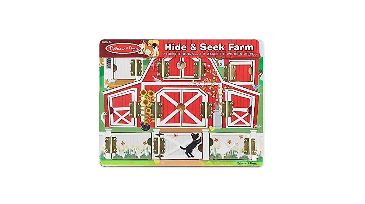 Melissa & Doug Hide and Seek Farm Activity Board