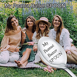 My Peanut Butter Spoon for Tea Coffee Lovers Gifts for Him Husband Birthday Gifts for Men Boyfriend Gift from Girlfriend Wife Christmas Gifts for Women Mom and Dad Gifts from Daughter Son Gift Ideas