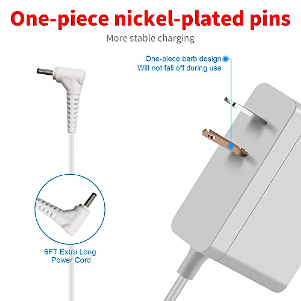 MEROM 5V Charger for Willow Breast Pump Compatible with Willow Pump Generations 1, 2, and 3 Replacement 5V 3A Willow Pump Power Charging Cord