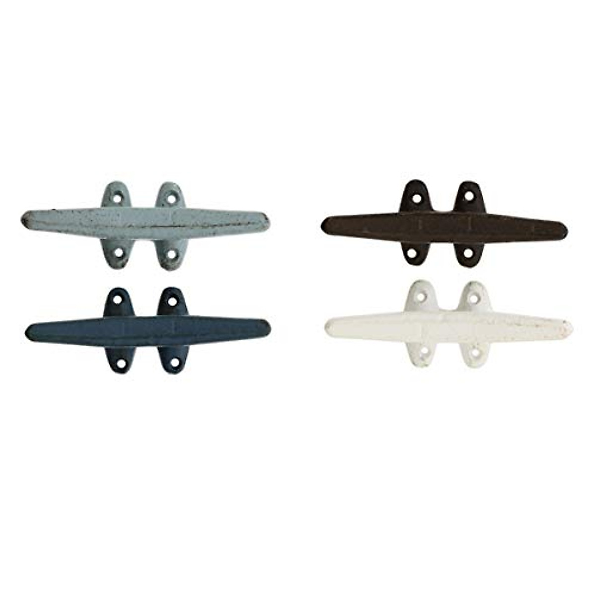 Dock Cleat Wall Hooks, Set of 4