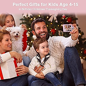 Digital Camera, Kids Camera with 32GB Sd Card, Autofocus FHD 1080p 48MP Compact Camera with 16x Digital Zoom, Vlogging YouTube Camera for Kids, Teens, Students, Girls, Boys, Adults, Beginners